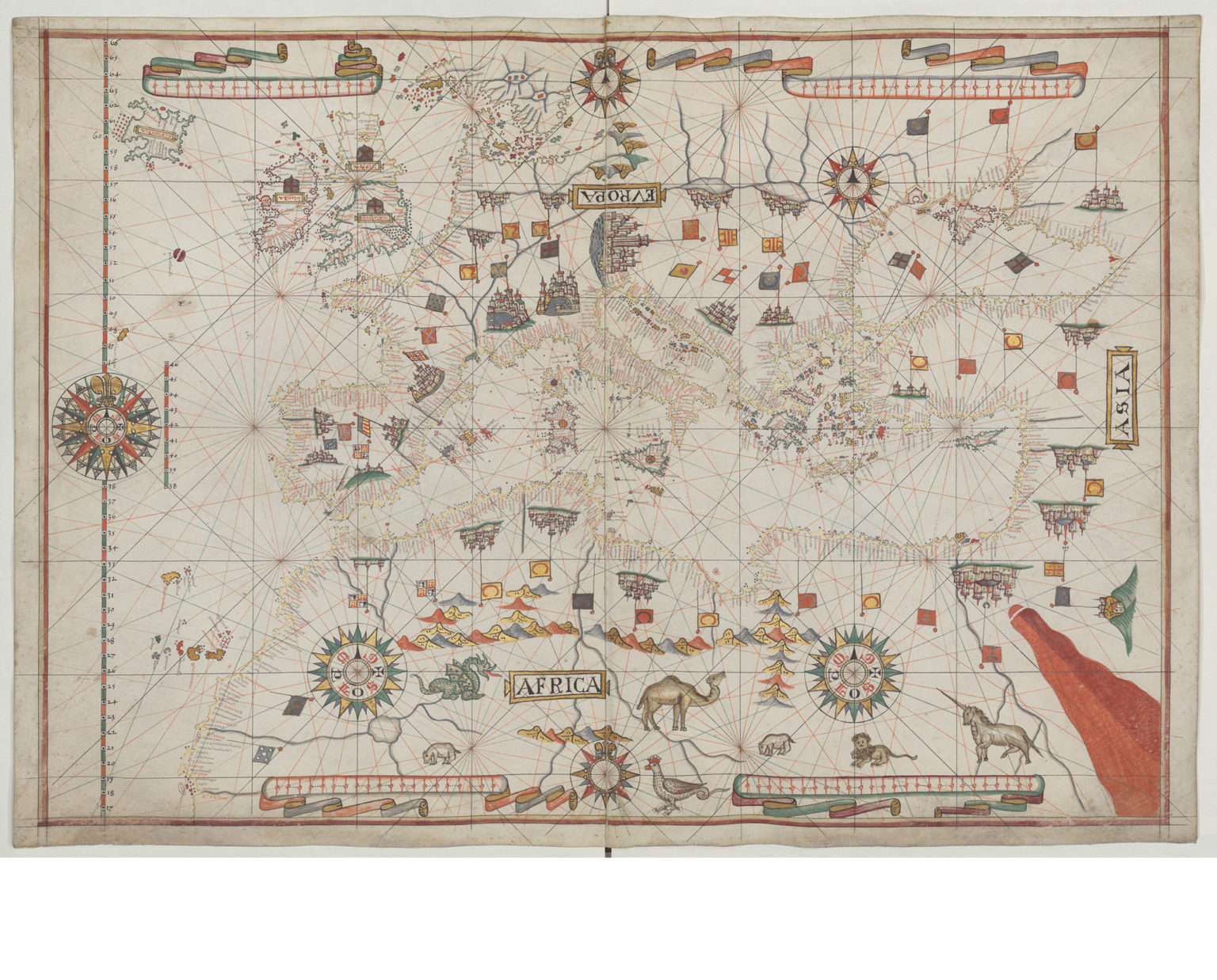 Cartes, portulans et mappemondes | Les légendes de la licorne